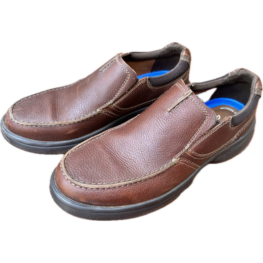 Clarks Bradley Free Men's Tan Tumbled Brown Leather L… - Gem
